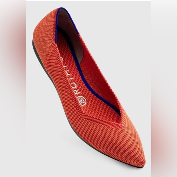Rothy's | Shoes | Rothys Pointed Persimmon Flats | Poshmark
